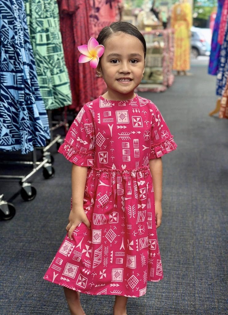 Girls Pink Oli Dress - Rita's Fashion